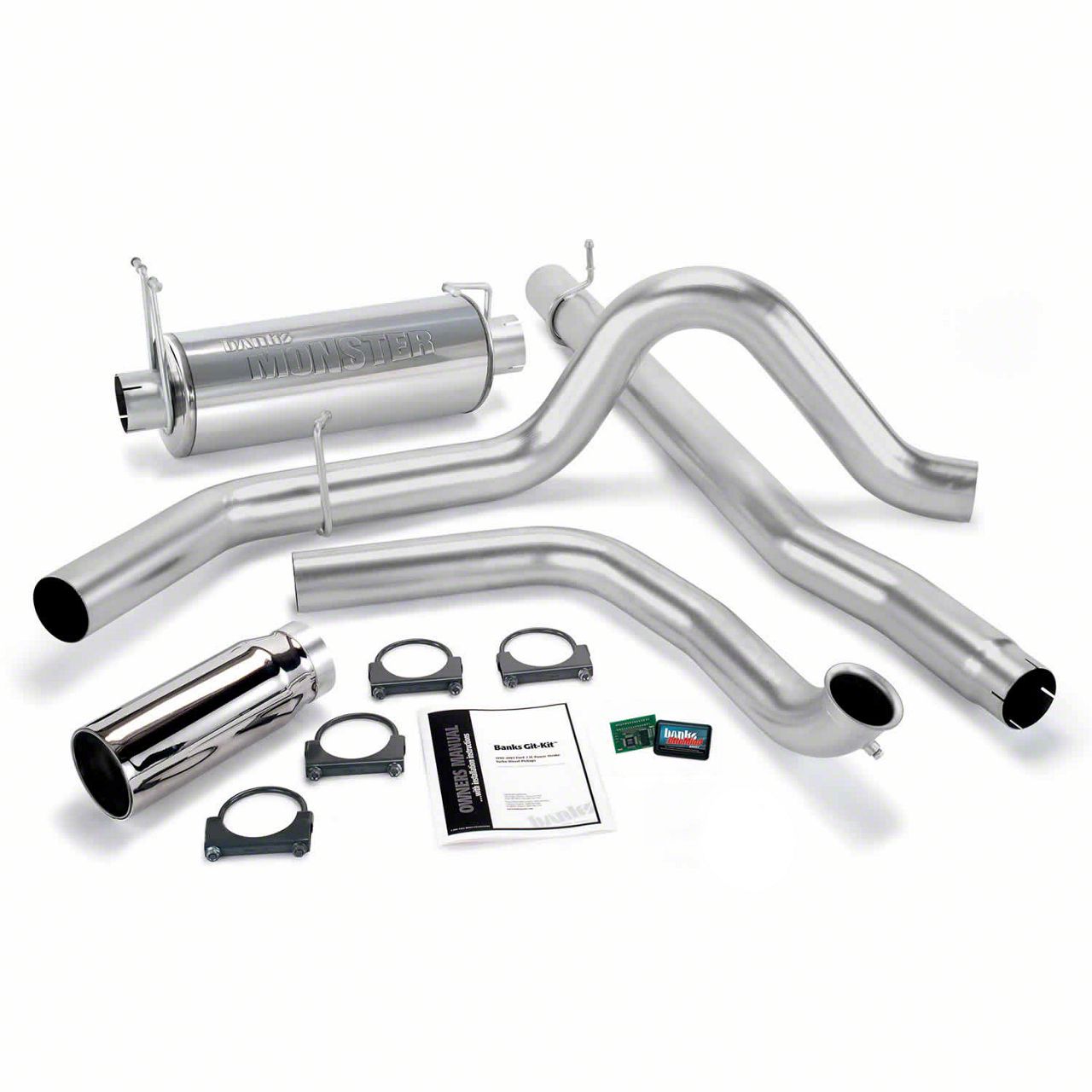 Banks Power F-250 Super Duty Git-Kit Bundle with Urocal, Single Exhaust ...