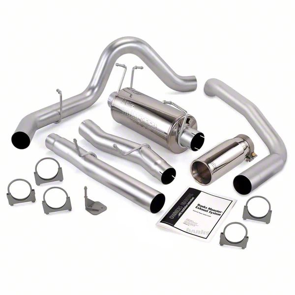 Banks Power F-250 Super Duty Monster Single Exhaust System with Chrome ...