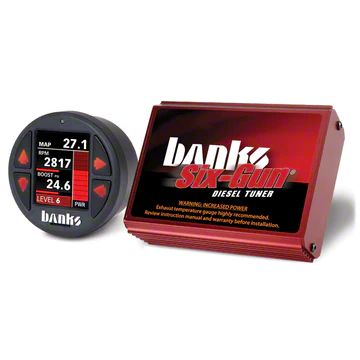 Banks Power RAM 3500 Six-Gun Diesel Tuner with iDash SuperGauge 61418 ...