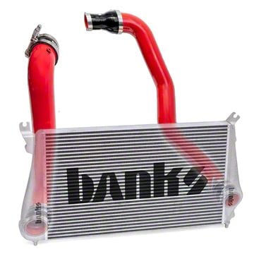 Banks Power Silverado 2500 Intercooler Upgrade with Boost Tubes; Red ...