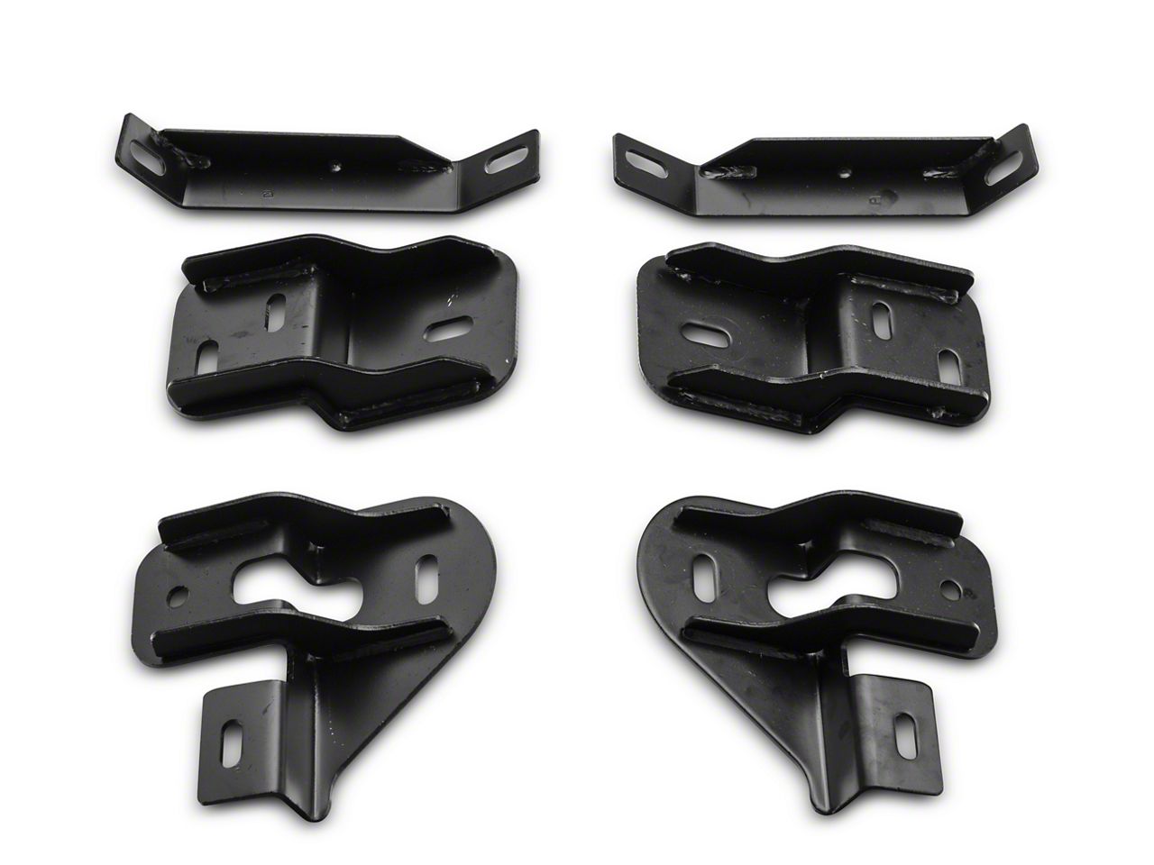 Barricade RAM 1500 4-Inch Oval Bent End Side Step Bars; Stainless Steel R102599 (09-18 RAM 1500 ...