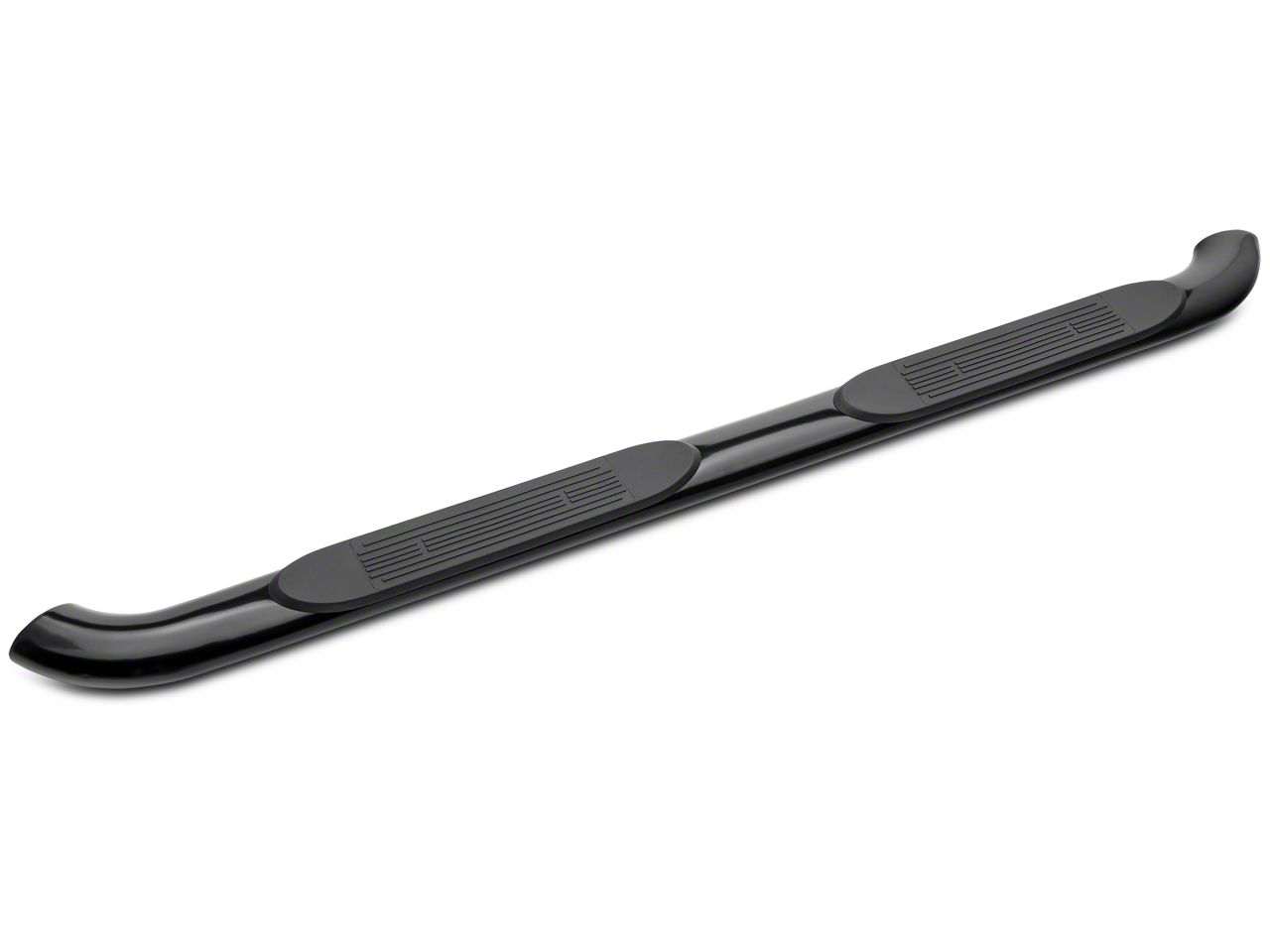 Barricade Silverado 1500 4-Inch Oval Bent End Side Step Bars; Rocker ...