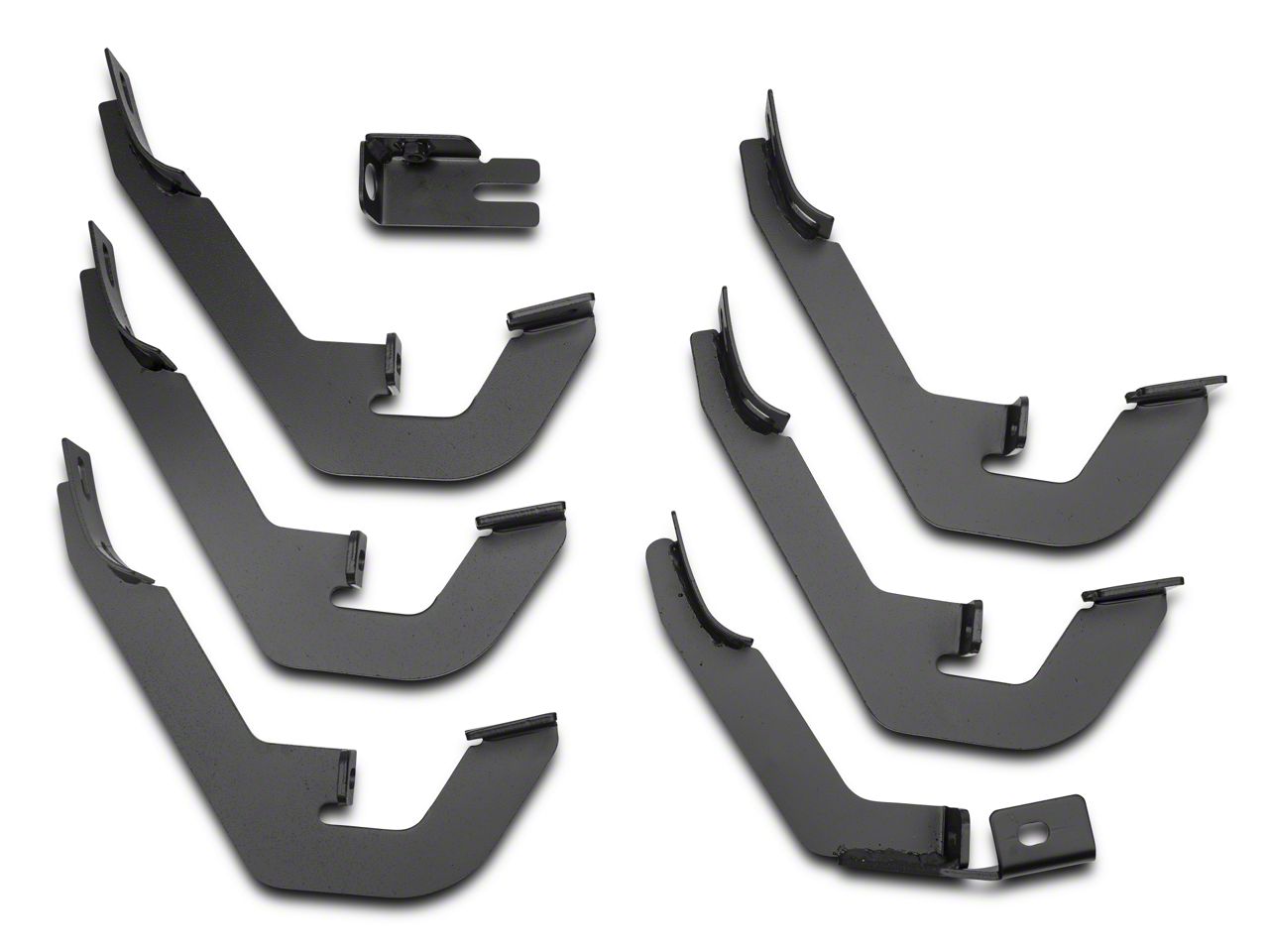 Barricade Silverado 1500 5-Inch Oval Bent End Side Step Bars; Rocker ...