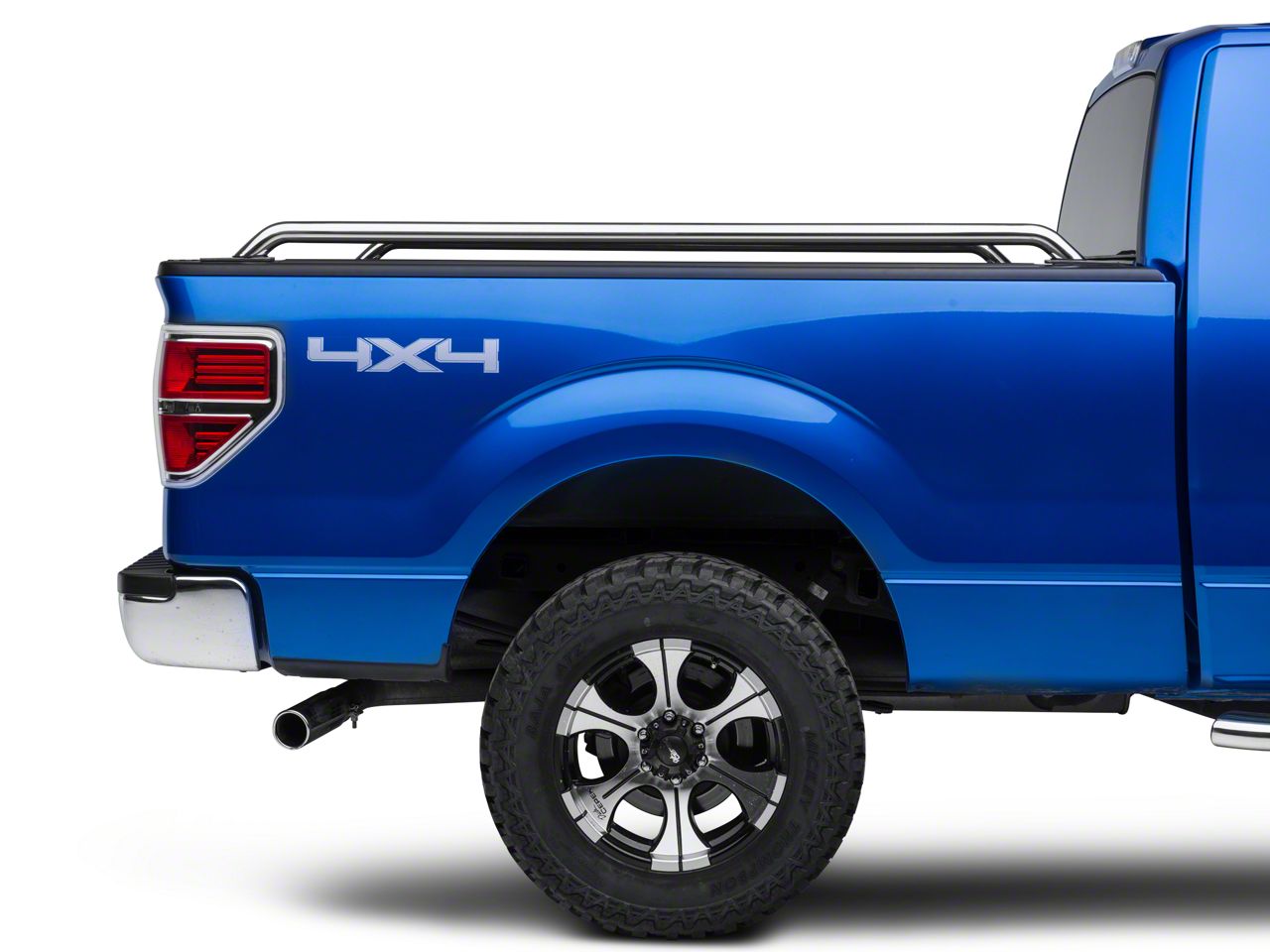 Barricade F-150 Bed Rails; Stainless Steel T102847 (04-14 F-150 w/ 6-1/ ...