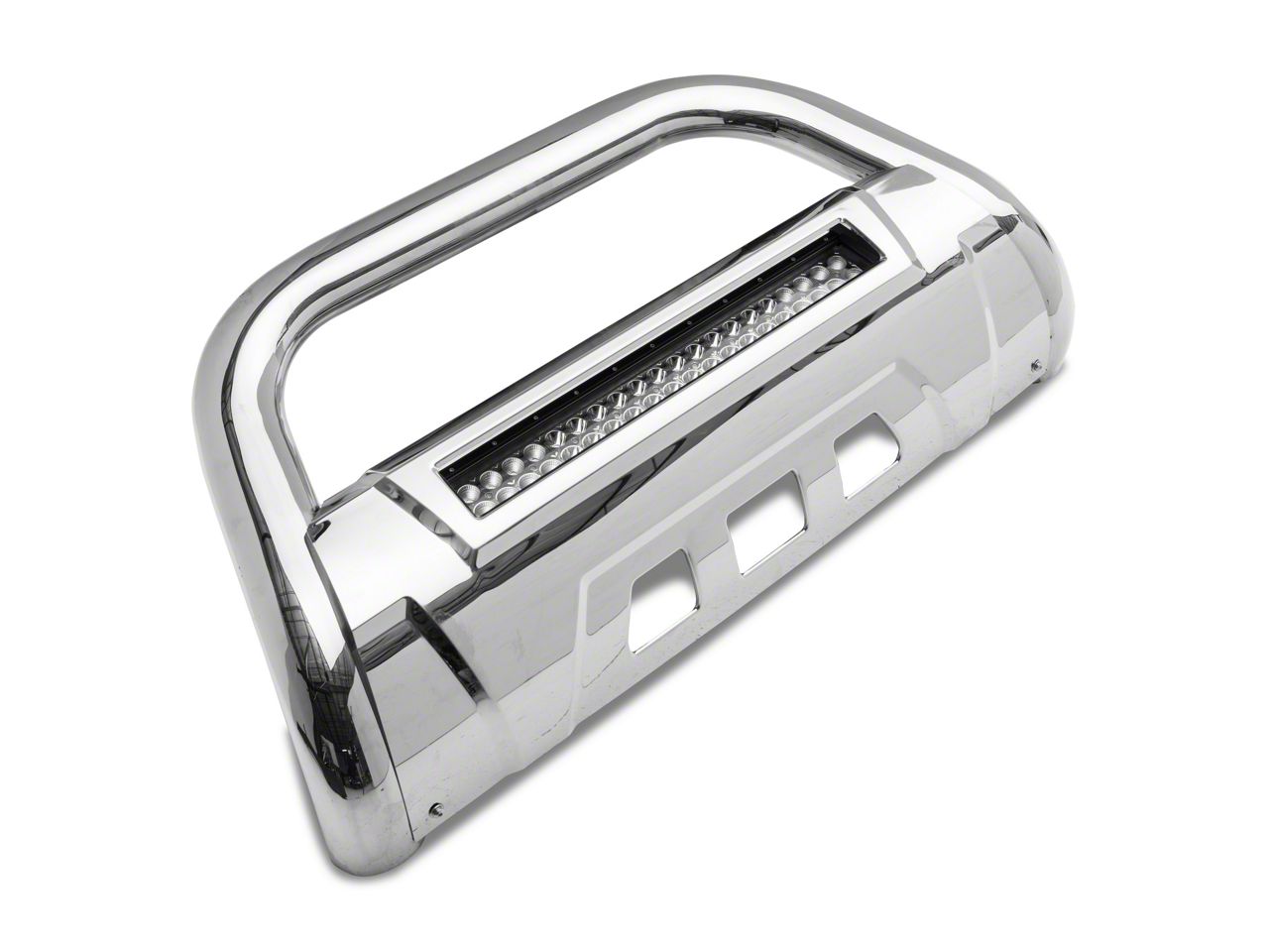 Barricade Canyon 3.50-Inch Bull Bar with Skid Plate and 20-Inch LED ...