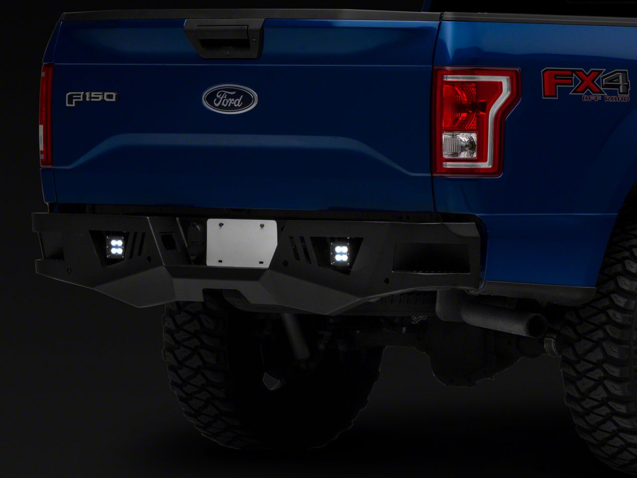 Barricade F-150 Extreme HD Rear Bumper with LED Fog Lights for Factory ...