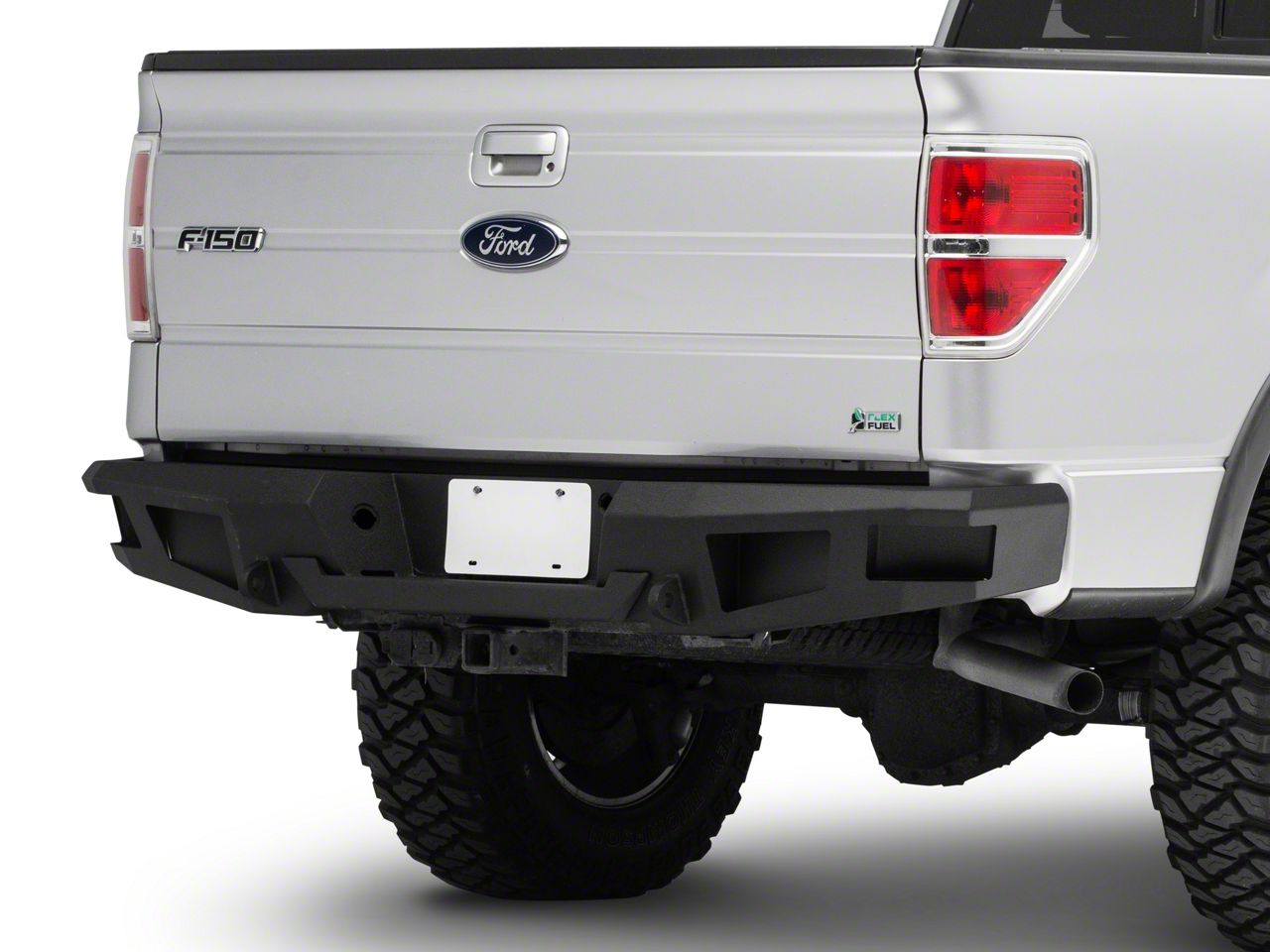 Barricade F-150 HD Rear Bumper; Textured Black T542490 (09-14 F-150 ...