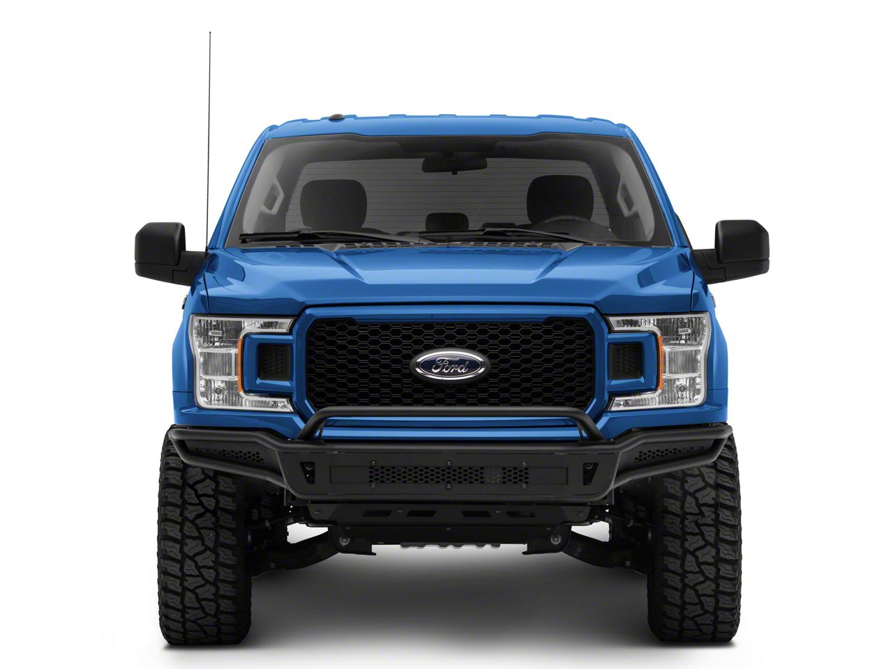 Barricade F-150 Pre-Runner Front Bumper with Skid Plate T542647 (18-20 ...
