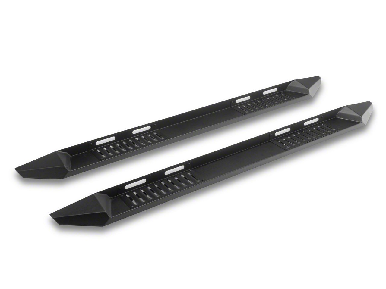 Barricade F-150 HD Steel Running Boards; Texutred Black T586062 (15-25 ...