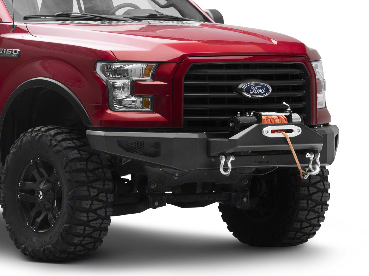 Barricade F-150 HD3 Plate Style HD Winch Mount Front Bumper T589845 (15 ...