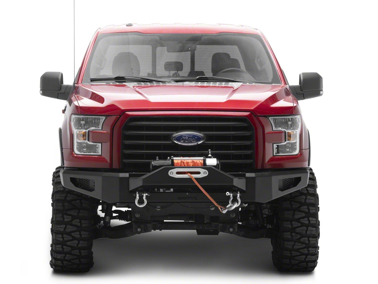 Barricade F-150 HD3 Plate Style HD Winch Mount Front Bumper T589845 (15 ...