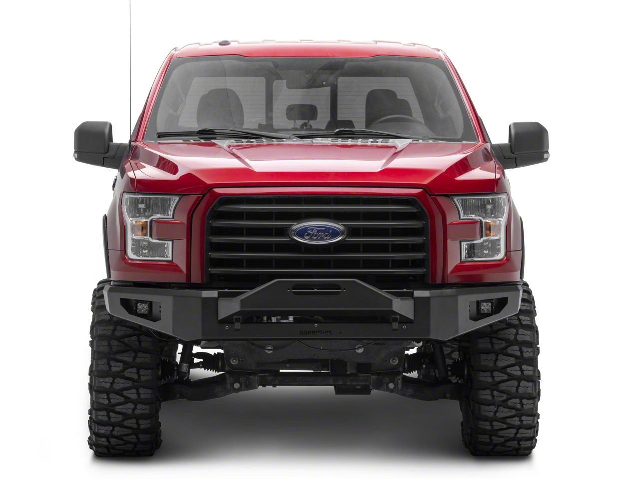 Barricade F-150 HD3 Plate Style HD Winch Mount Front Bumper with LED ...