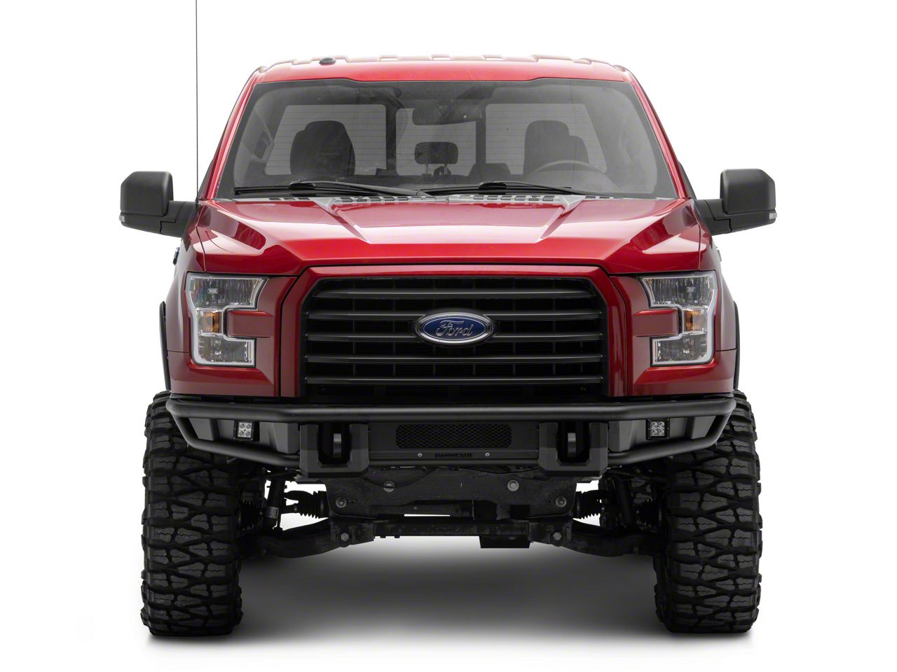 Barricade F-150 HD4 Tubular Front Bumper with LED Fog Lights T590349 ...