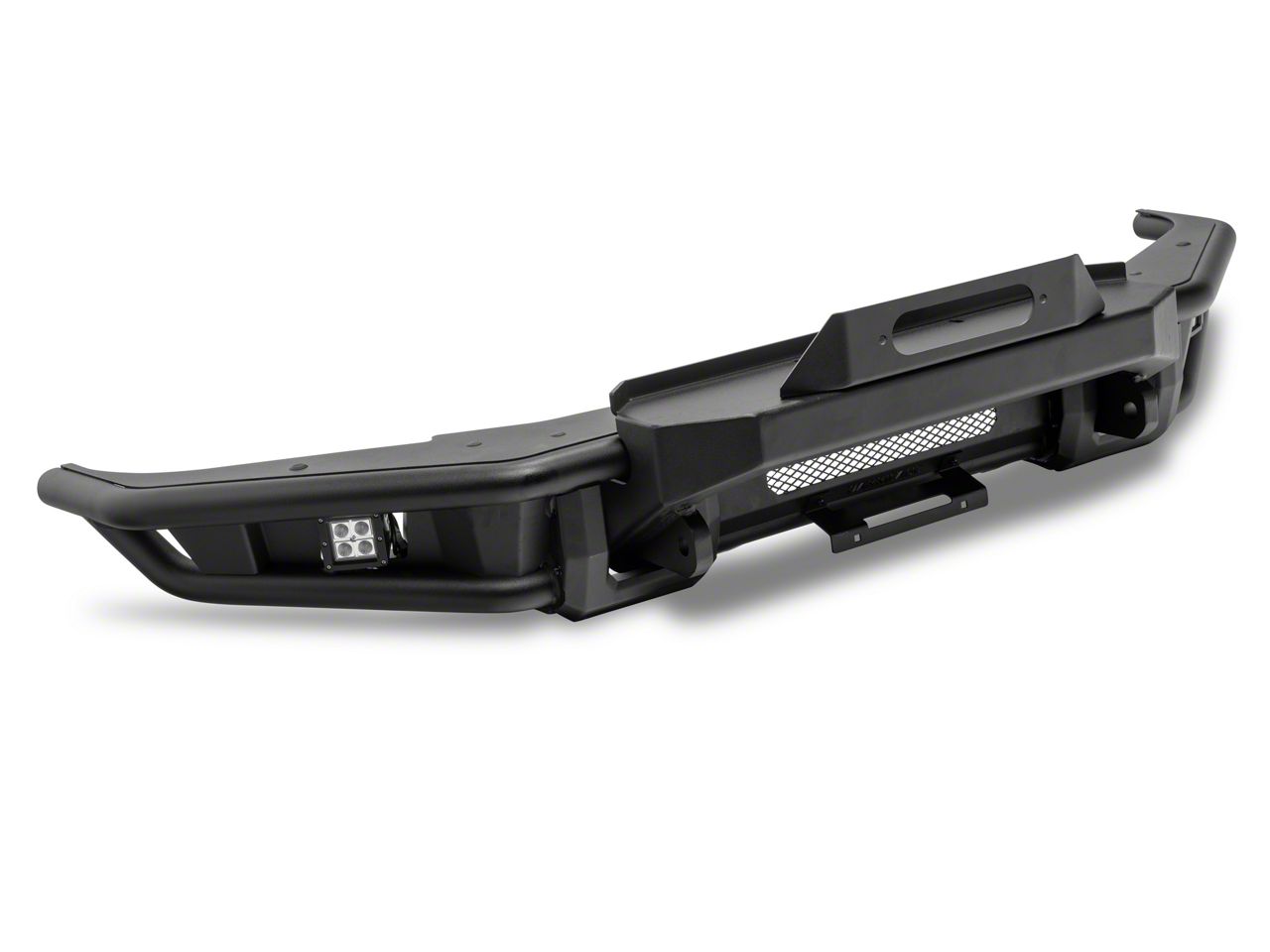 Barricade F-150 HD4 Tubular Winch Mount Front Bumper with LED Fog ...