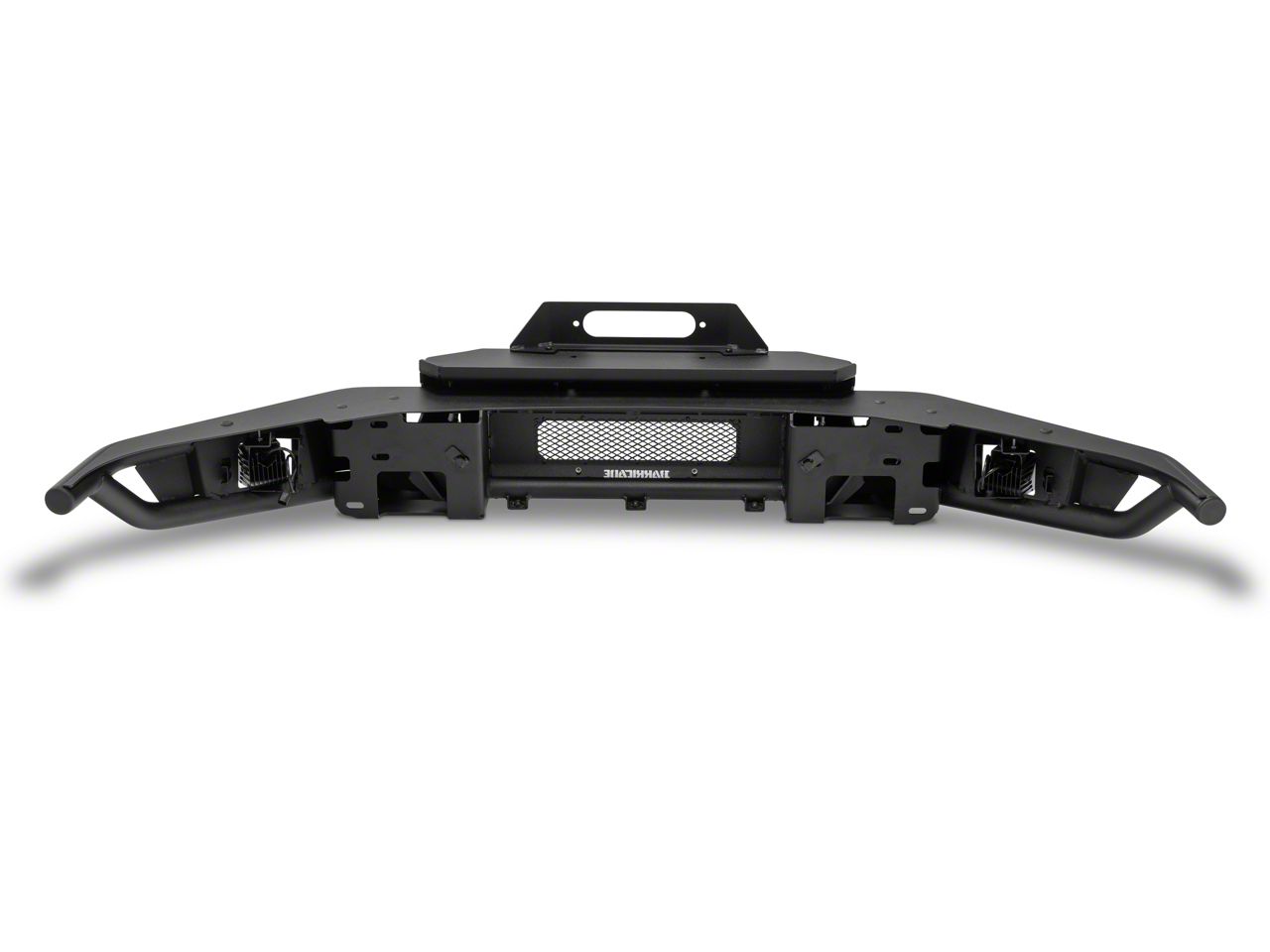 Barricade F-150 HD4 Tubular Winch Mount Front Bumper with LED Fog ...