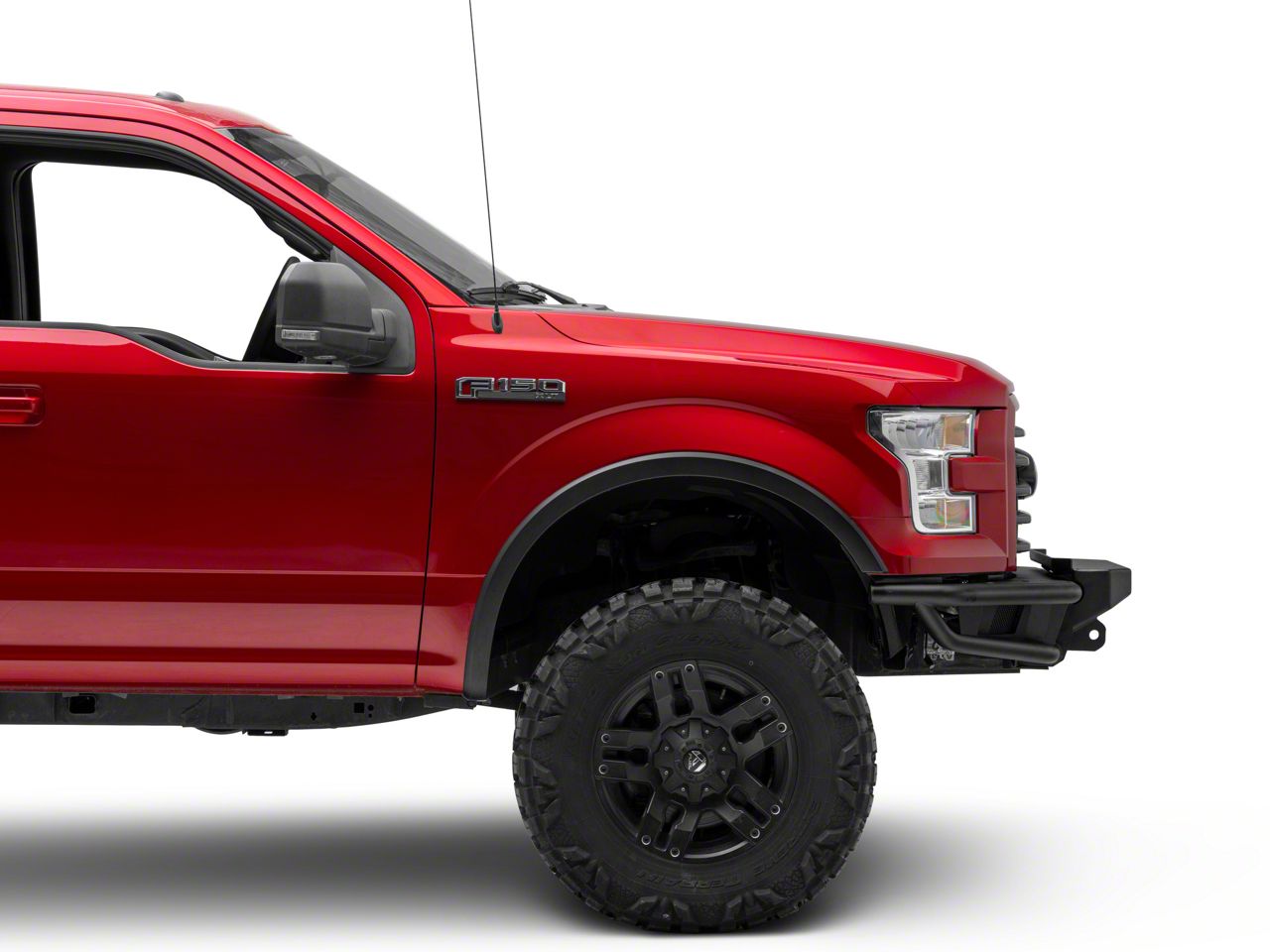 Barricade F-150 HD4 Tubular Winch Mount Front Bumper T590347 (15-17 F ...