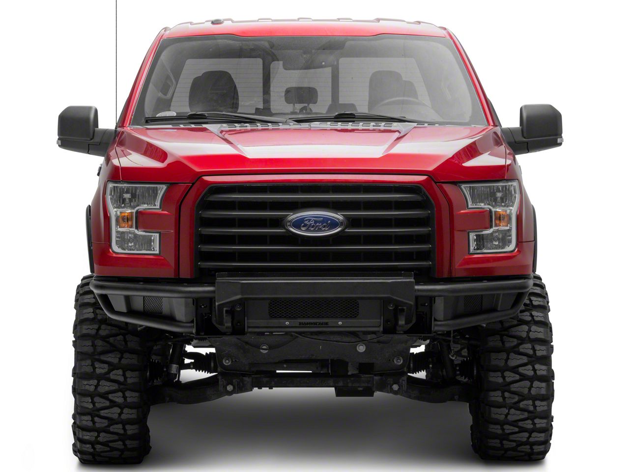 Barricade F-150 HD4 Tubular Winch Mount Front Bumper T590347 (15-17 F ...