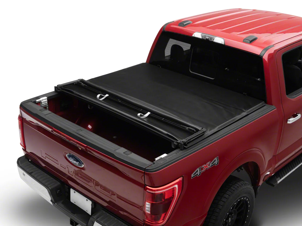 Barricade F-150 Soft Quad-Fold Tonneau Cover T587034 (15-26 F-150 w/ 5 ...