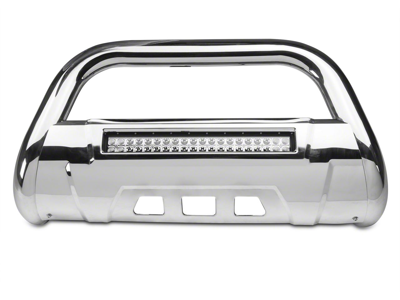 Barricade Silverado 1500 HD Bull Bar with Skid Plate and 20-Inch LED ...