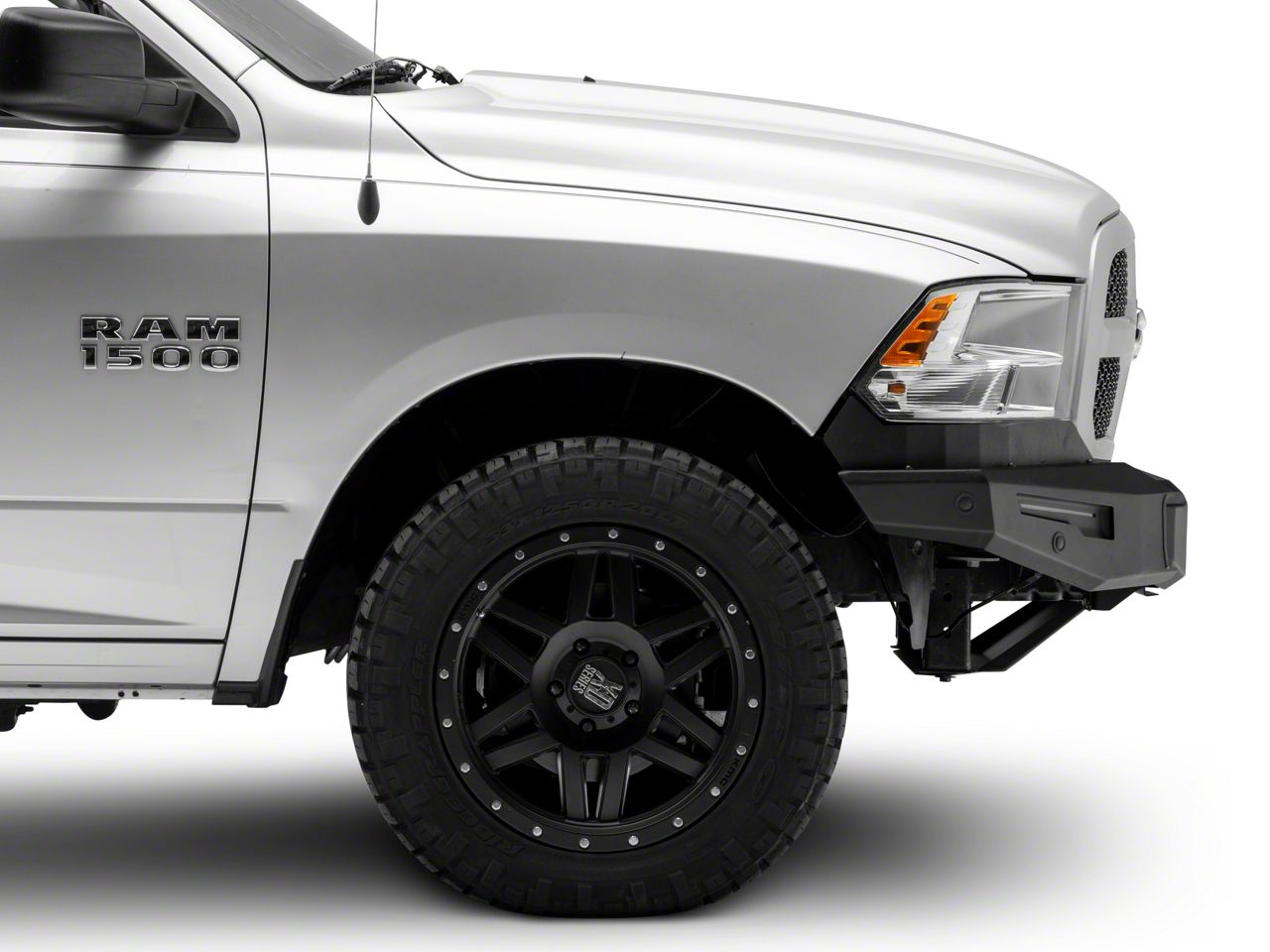 Barricade RAM 1500 HD Modular Front Bumper with Skid Plate R140158 (13 ...