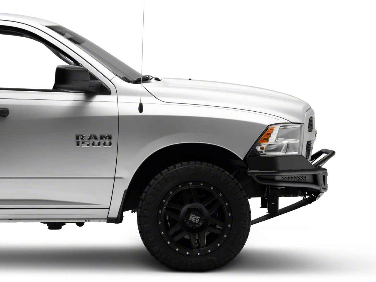 Barricade RAM 1500 Pre-Runner Front Bumper with Skid Plate R110221 (13 ...