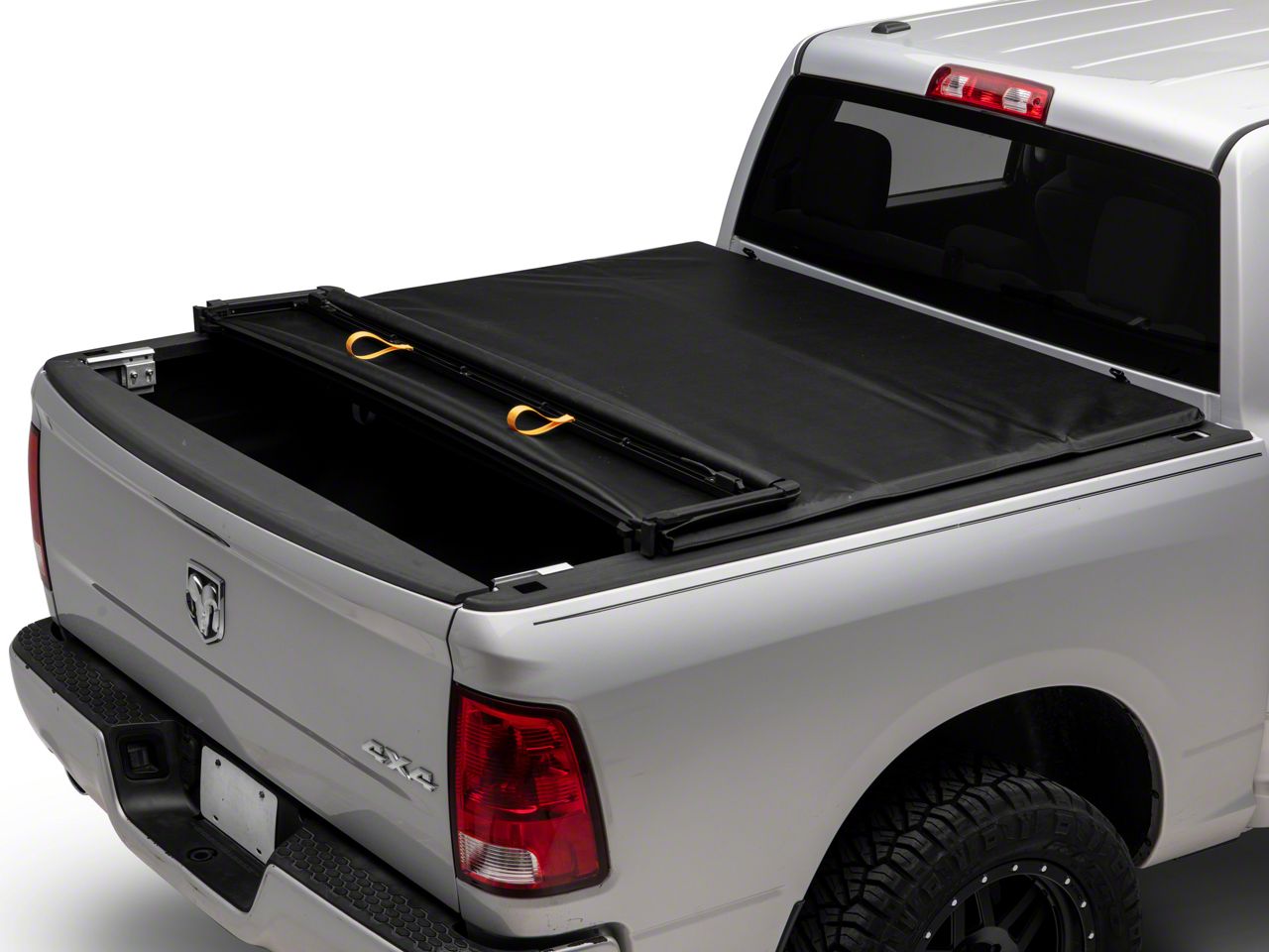 Barricade RAM 1500 Soft Quad-Fold Tonneau Cover R152987 (09-18 RAM 1500 ...