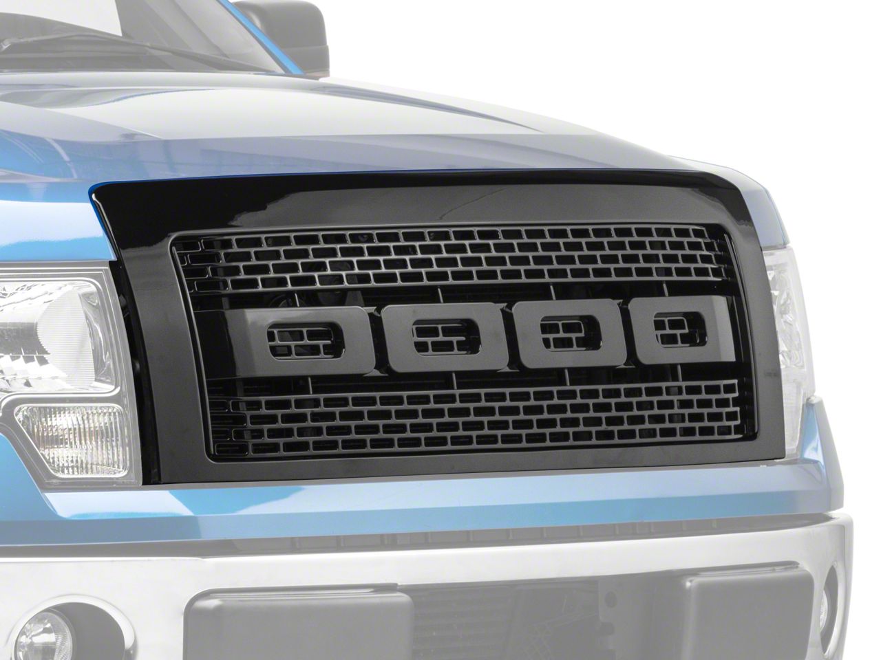 Barricade Raptor Style Grille - Black (09-14 All, Excludes Raptor ...