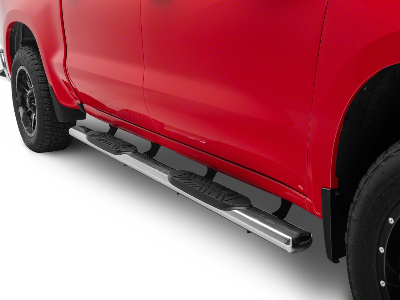 Barricade Silverado 1500 E-Series 5-Inch Oval Straight Side Step Bars ...