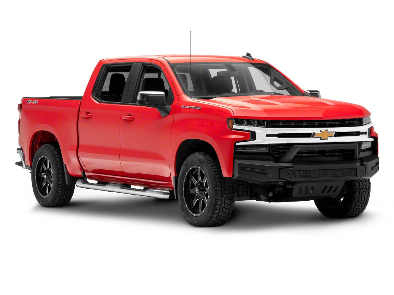 Barricade Silverado 1500 Extreme HD Modular Front Bumper with LED DRL ...