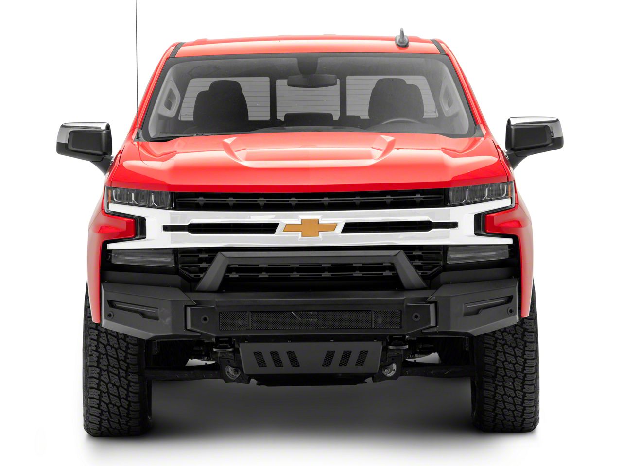 Barricade Silverado 1500 Extreme HD Modular Front Bumper with LED DRL ...