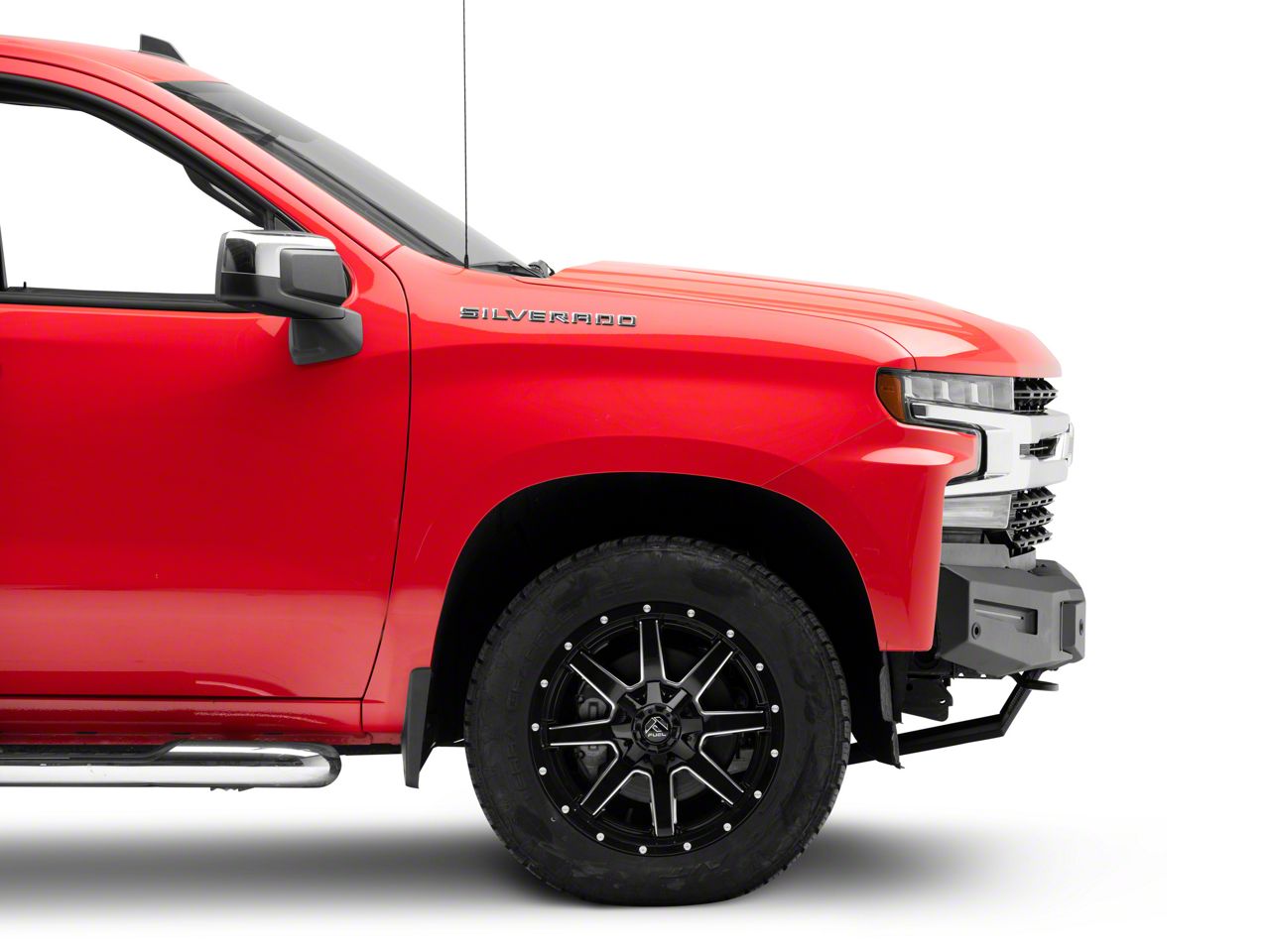 Barricade Silverado 1500 Extreme HD Modular Front Bumper with LED DRL ...