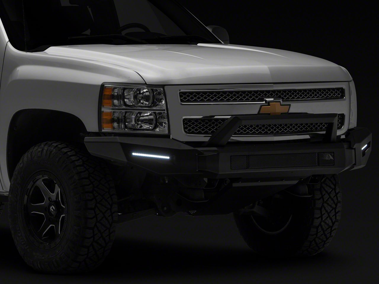 Barricade Silverado 1500 Extreme HD Modular Front Bumper with Over ...
