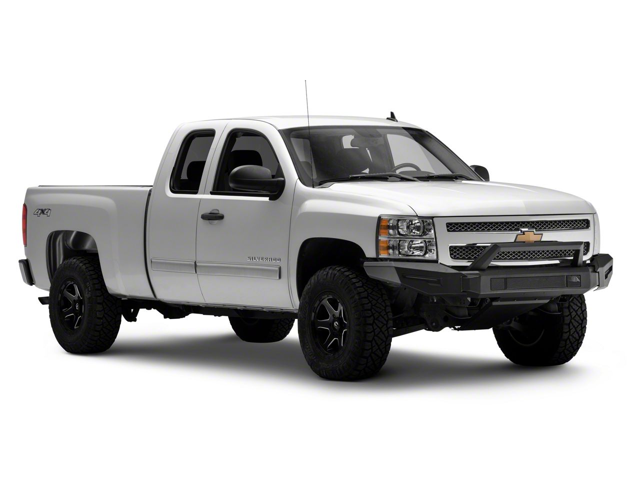 Barricade Silverado 1500 Extreme HD Modular Front Bumper with Over ...