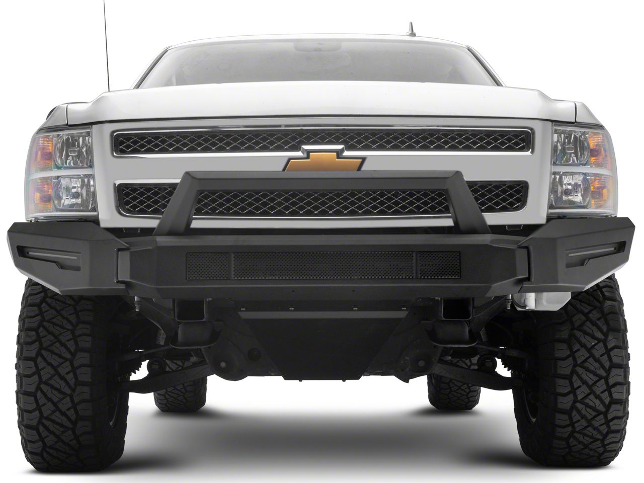 Barricade Silverado 1500 Extreme HD Modular Front Bumper with Over ...