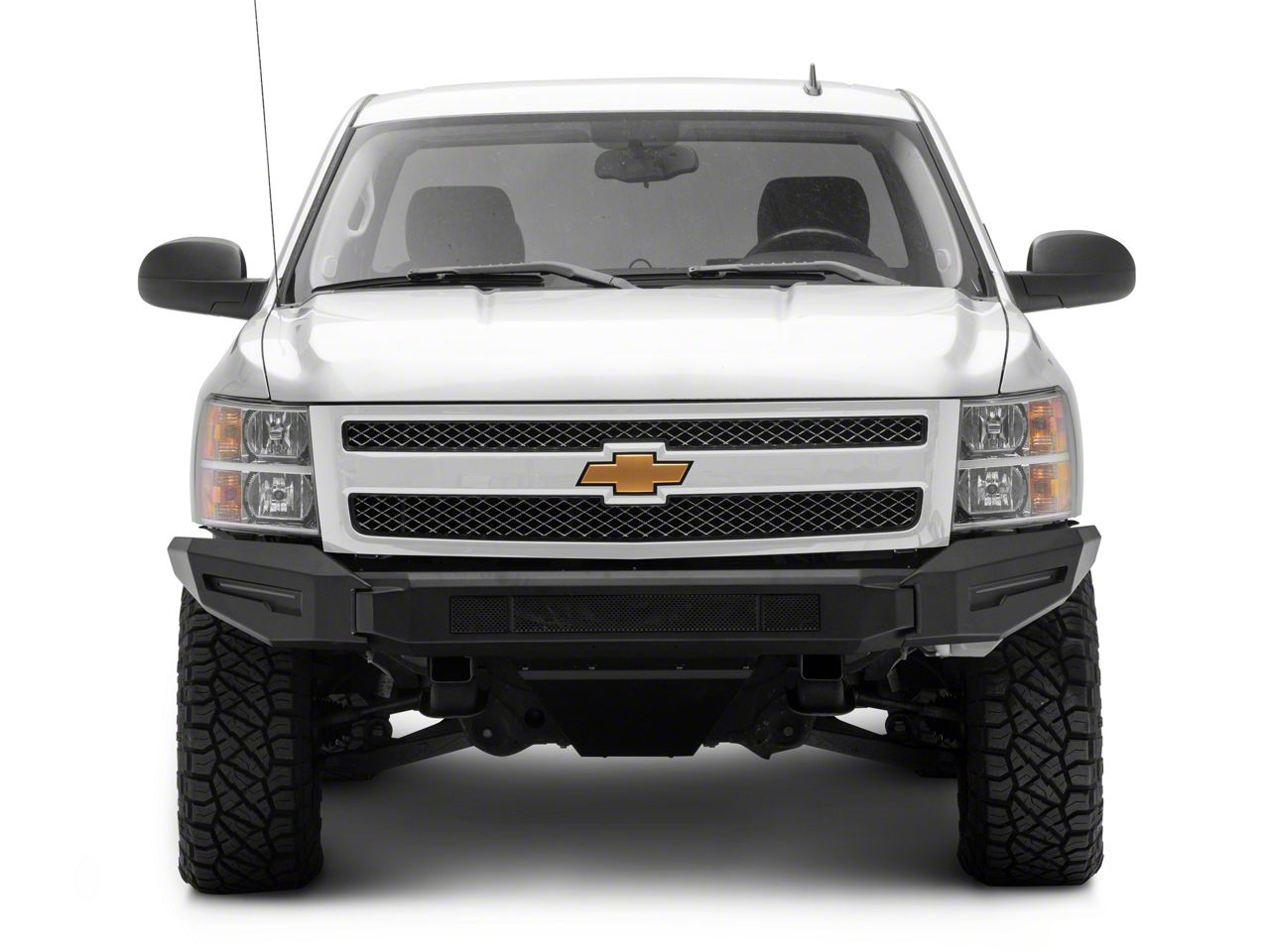 Barricade Silverado 1500 Extreme HD Modular Front Bumper with Skid ...
