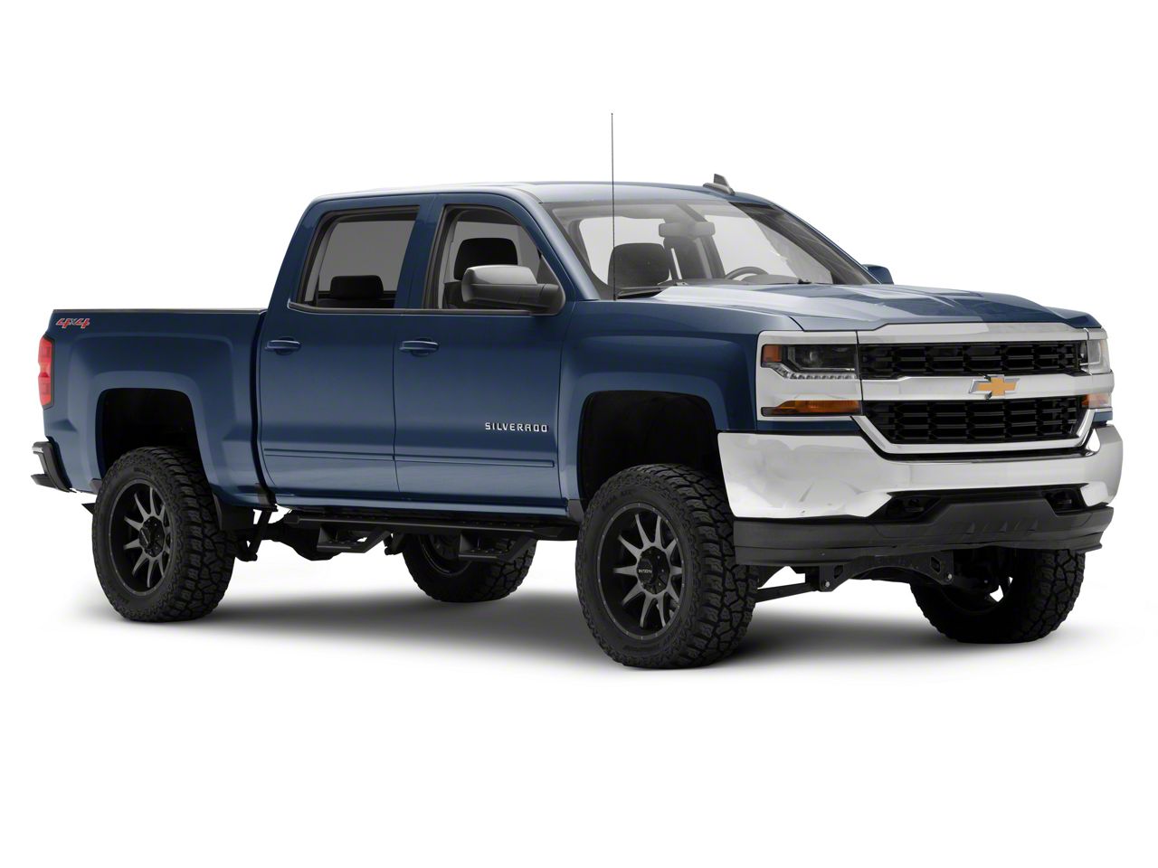 Barricade Silverado 1500 HD Overland Drop Step Bars S158017 (07-18 ...