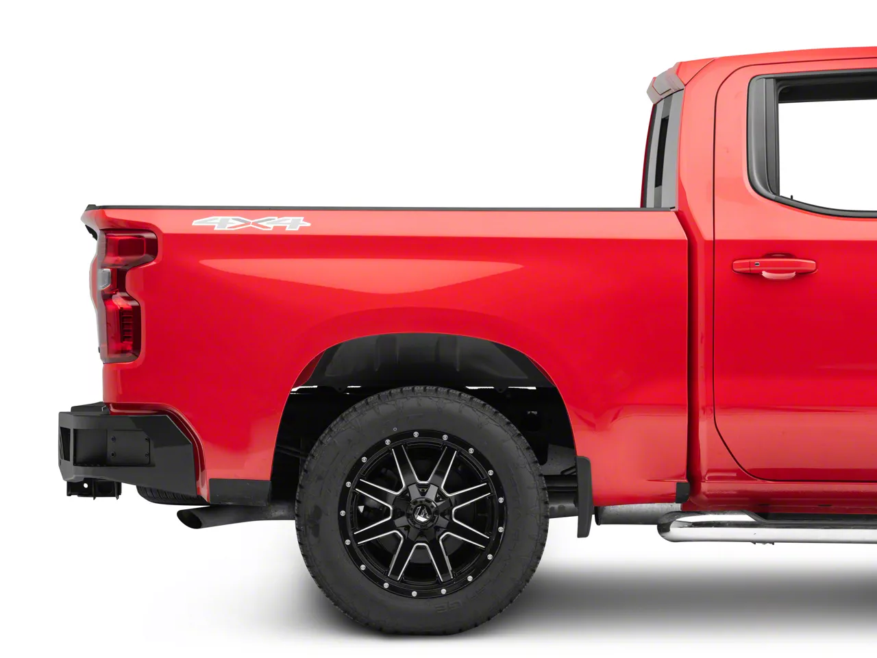 Barricade Silverado 1500 HD Rear Bumper with LED Fog Lights S113039 (19 ...