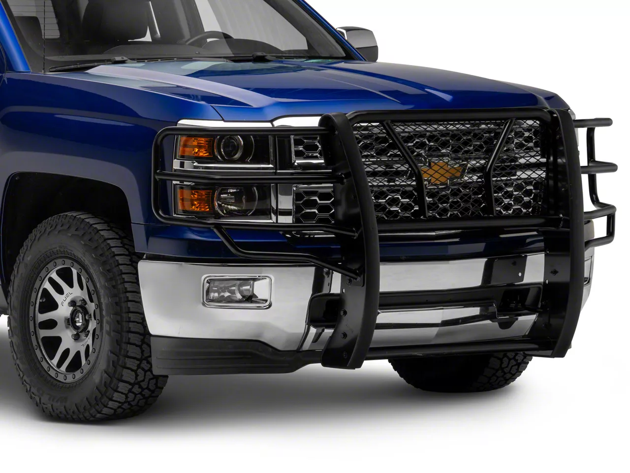 Barricade Silverado 1500 Modular Extreme HD Grille Guard; Black S146492 ...