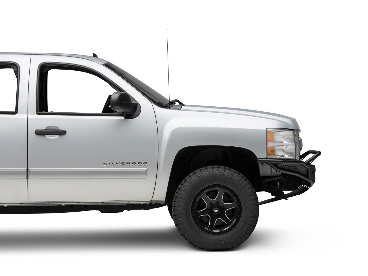 Barricade Silverado 1500 Pre-Runner Front Bumper with Skid Plate ...