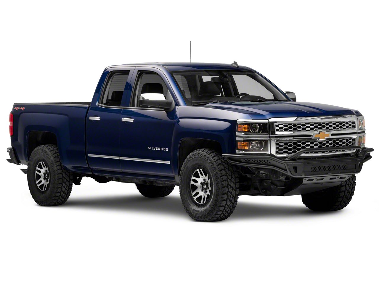 Barricade Silverado 1500 Pre-Runner Front Bumper with Skid Plate ...