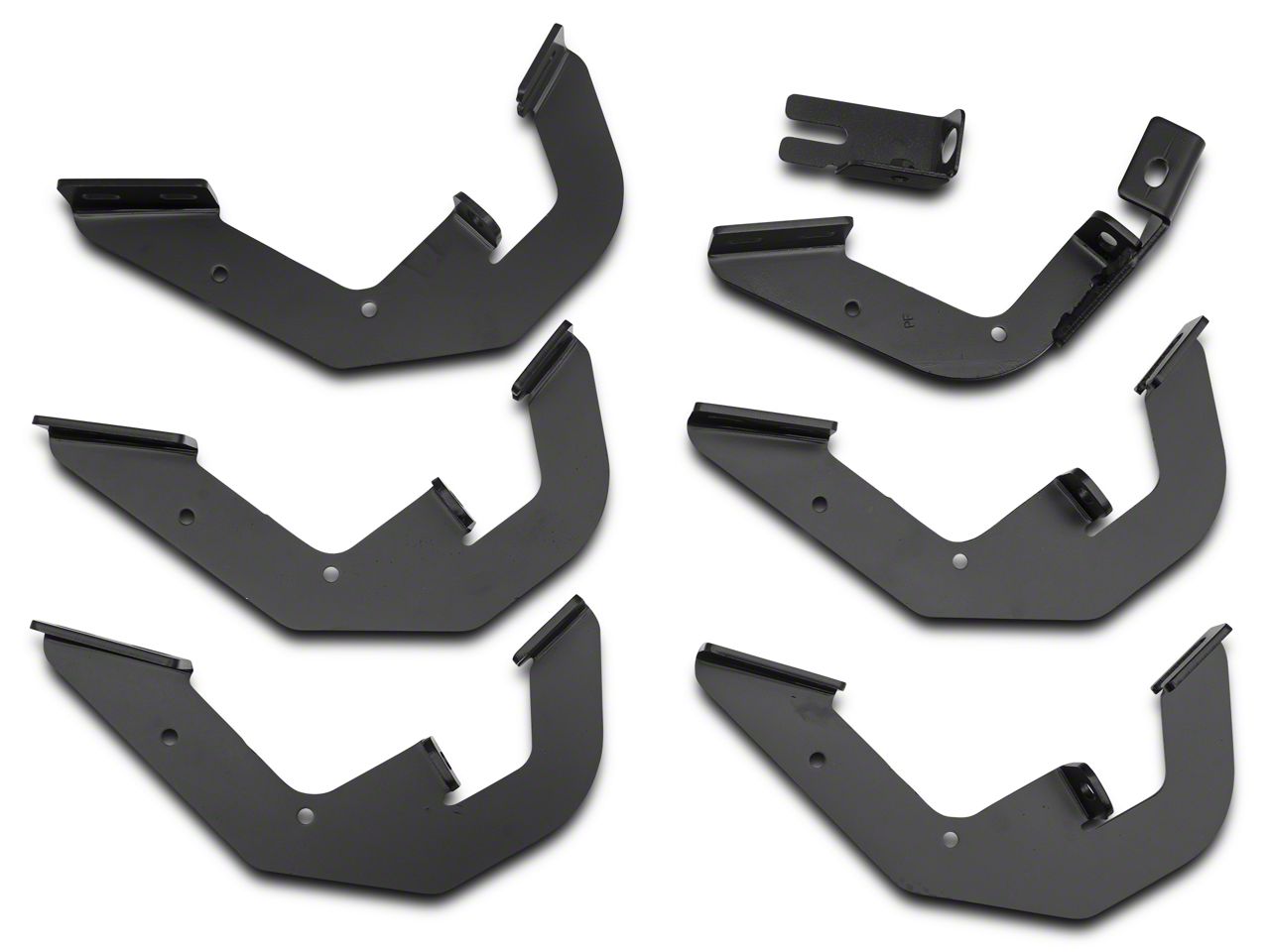 Barricade Silverado 1500 T4 Side Step Bars; Rocker Mount; Black S101582 ...