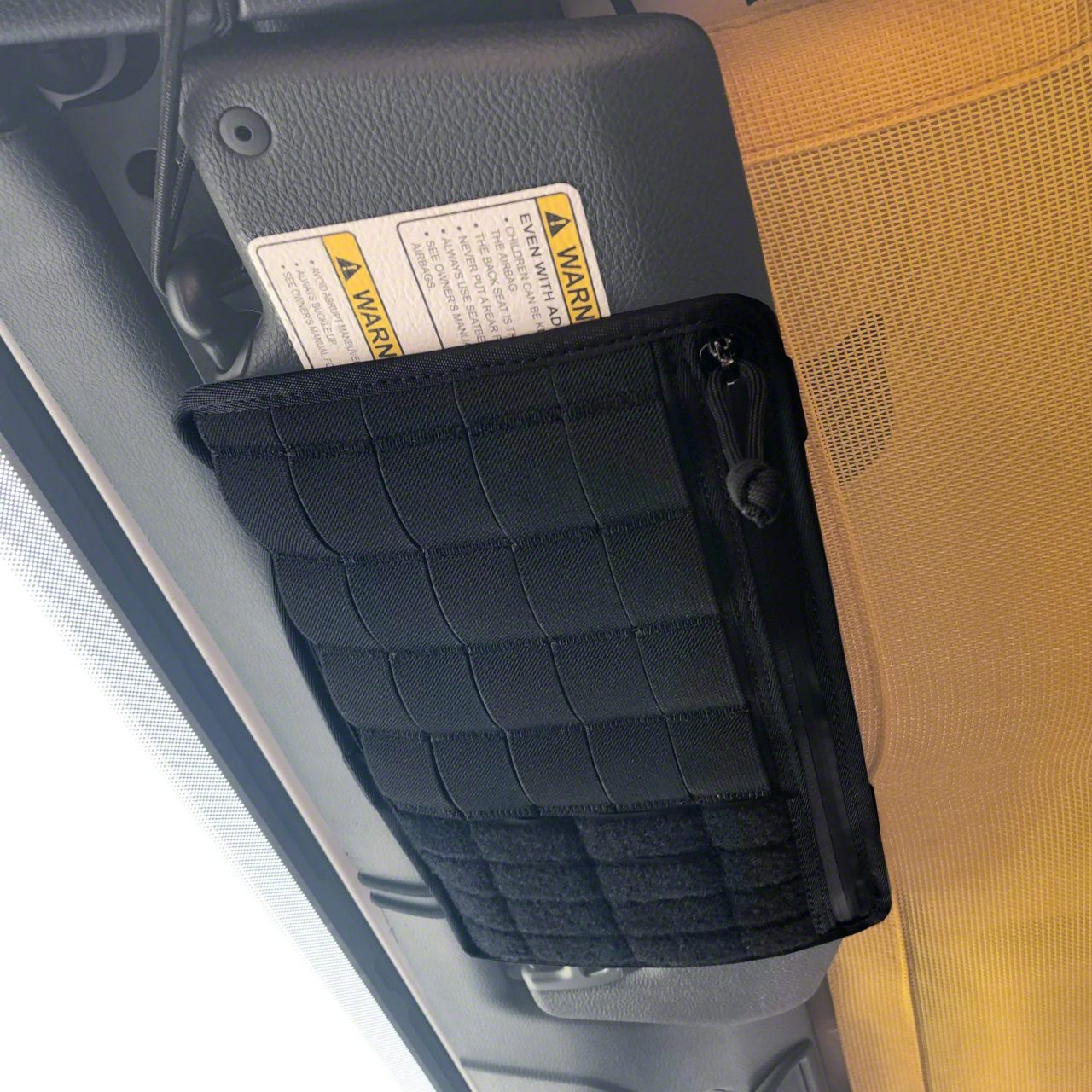 Bartact F-150 Universal MOLLE Sun Visor Cover with Full Length Zippered ...