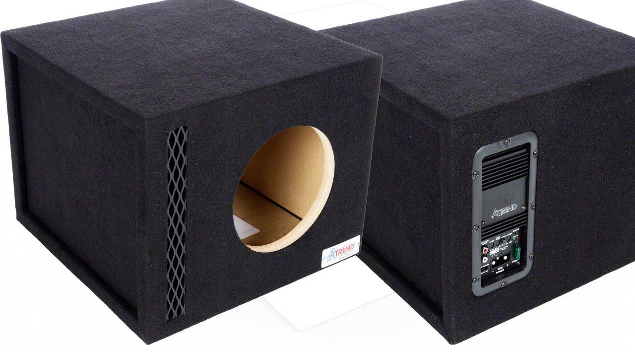 Bbox F-350 Super Duty 8-Inch Single Vented with 300.1SBA Amp Subwoofer ...