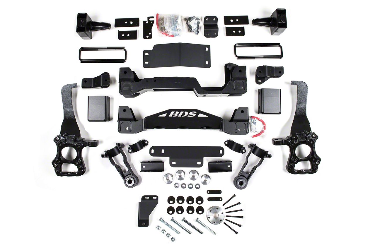 BDS F-150 4-Inch Suspension Lift Kit with 4-Inch Rear Lift Blocks ...