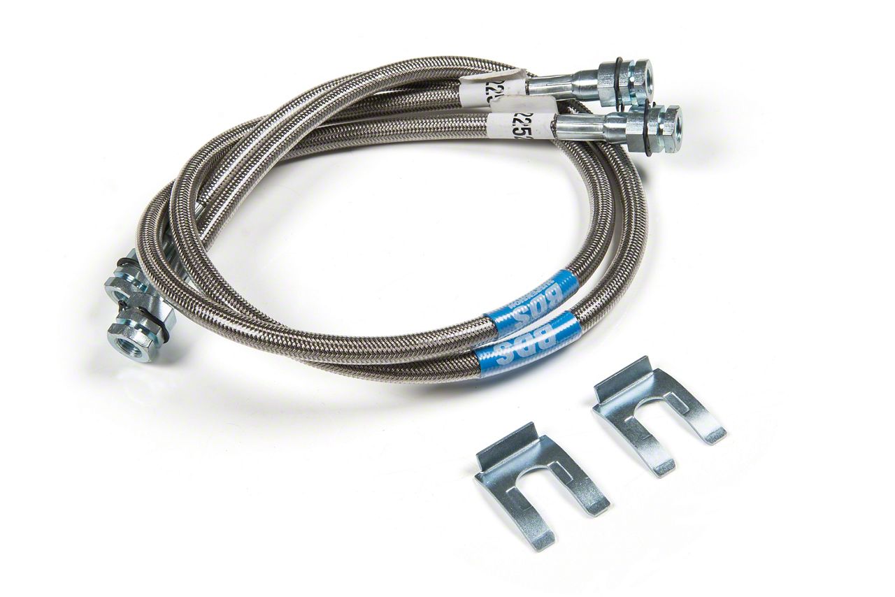 BDS F-250 Super Duty Stainless Steel Braided Brake Line Kit for 4 to 8 ...
