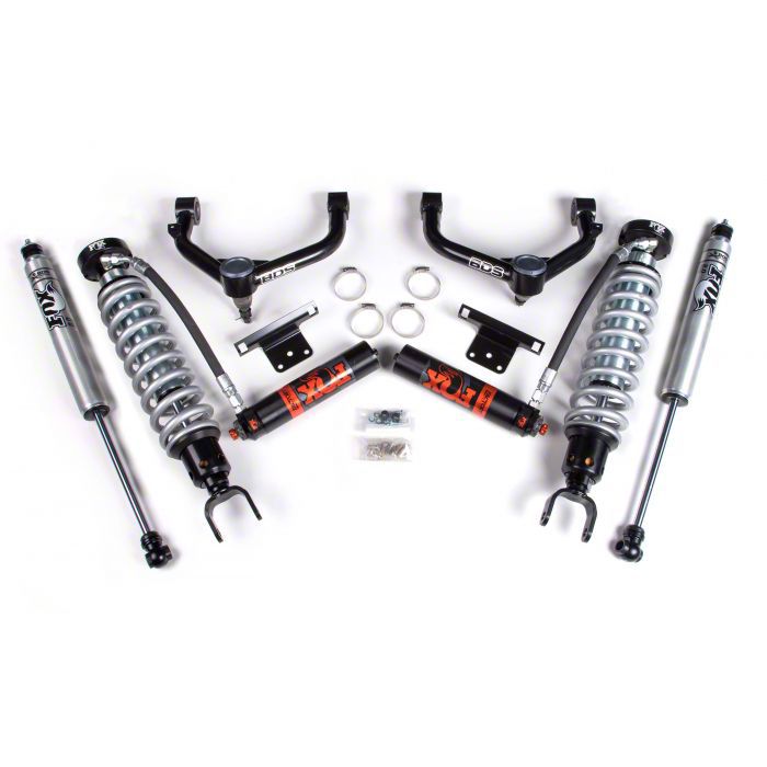 BDS RAM 1500 2-Inch Suspension Lift Kit with FOX 2.5 Coil-Overs and 2.0 ...