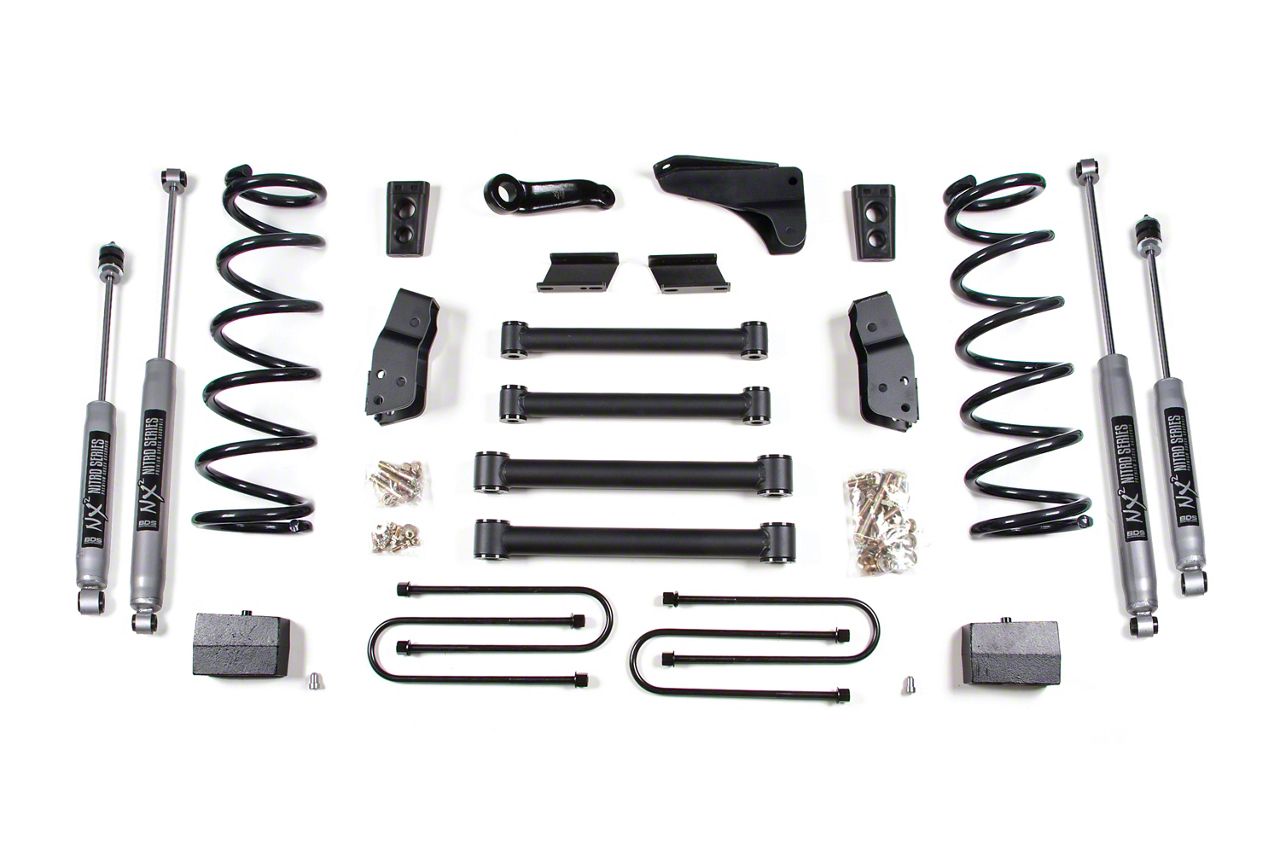 BDS RAM 2500 6-Inch Suspension Lift Kit with 4-Inch Rear Lift Blocks ...
