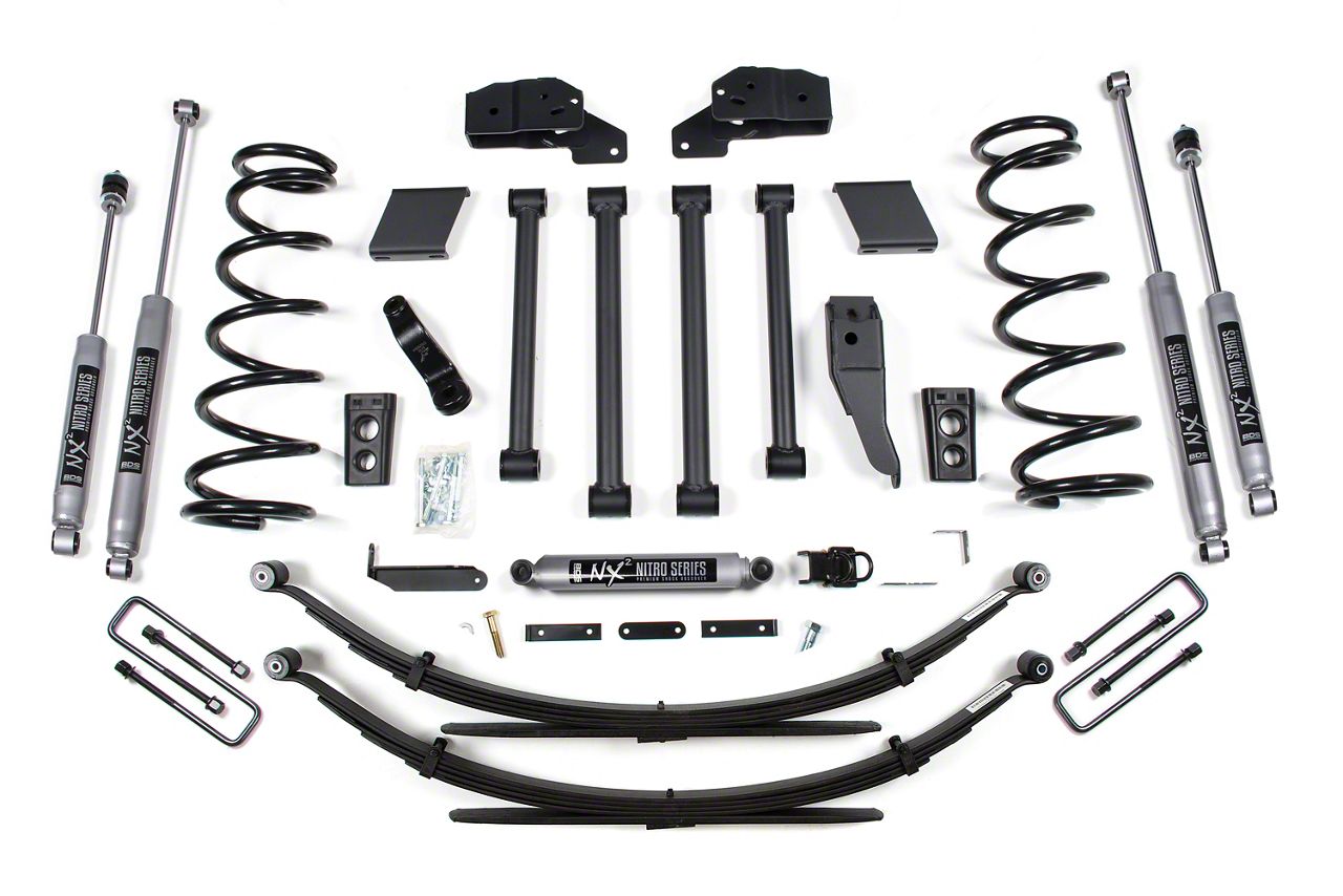 BDS RAM 3500 4.50-Inch Suspension Lift Kit with Rear Leaf Springs and ...