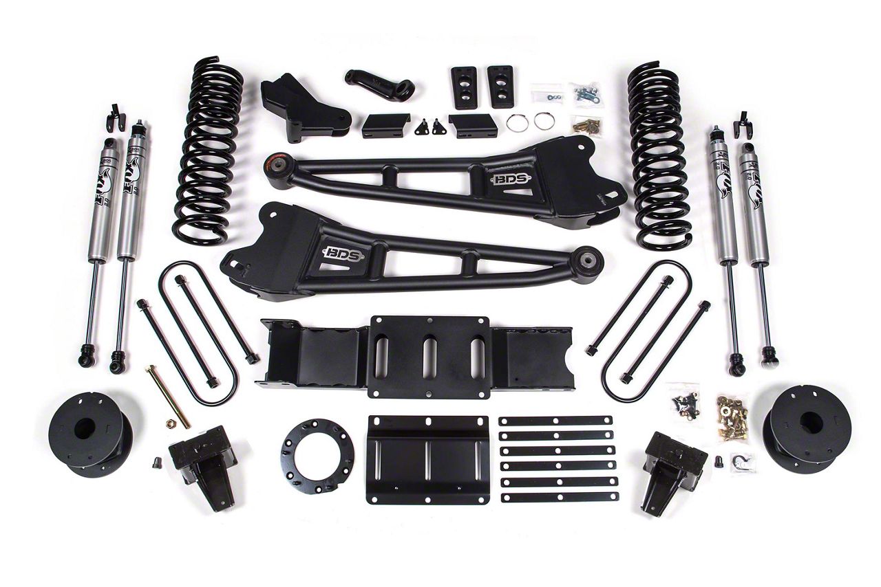 BDS RAM 3500 6-Inch Radius Arm Suspension Lift Kit with Rear Lift ...
