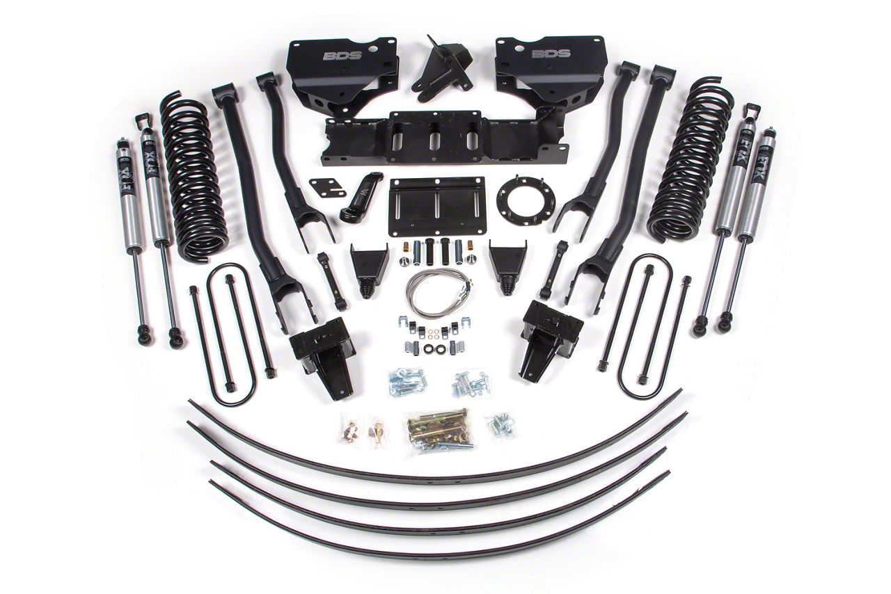 BDS RAM 3500 8-Inch 4-Link Suspension Lift Kit with Rear Lift Blocks ...